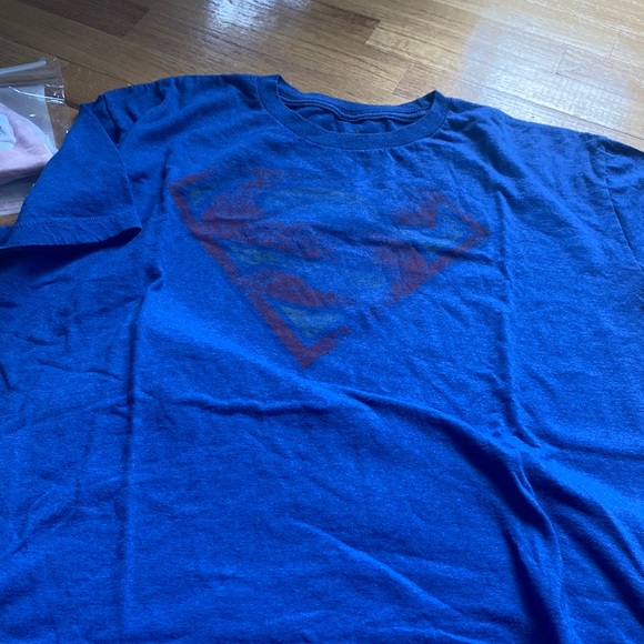 Shirts | Superman Distressed Graphic Tee Xl | Poshmark
